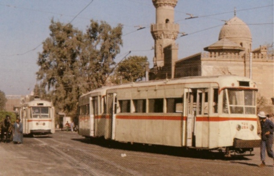 En Egypte, les tramways